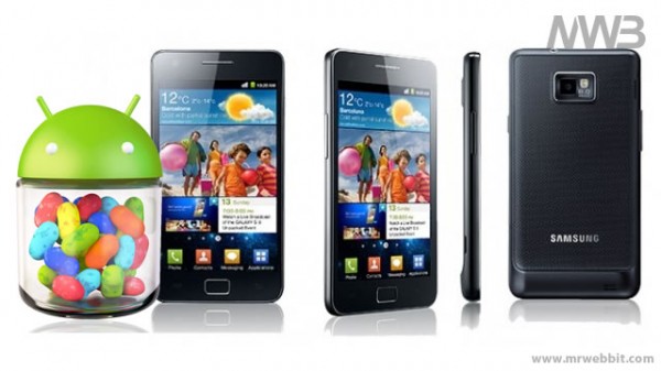 Samsung Galaxy S II si aggiorna a Jelly Bean 4.1 da scaricare tutti pronti